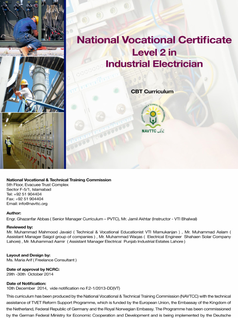 Industrial Electrician Level 2 Curriculum | PDF | Ac Power | Electrical ...