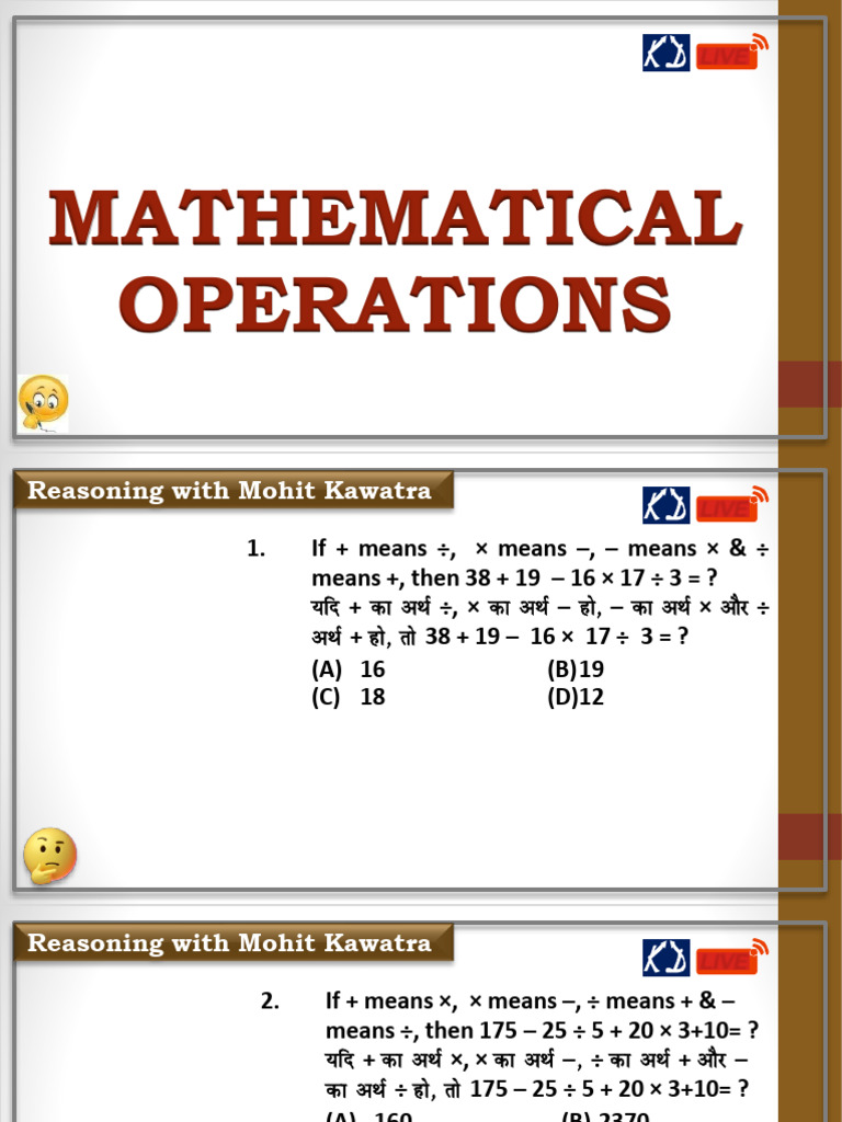 Mathematical Operations (1) 20210520042946 | PDF | Mathematics ...