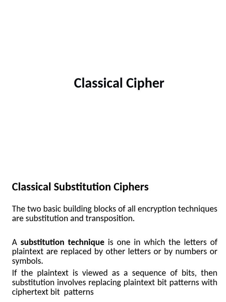 Lec 4 | PDF | Encryption | Cipher