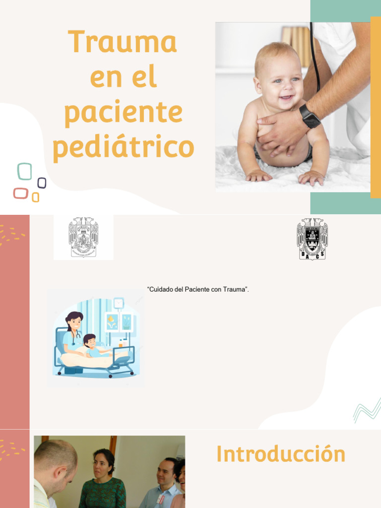 Trauma en El Paciente Pediátrico | PDF | Trauma psicólogico | Medicina ...