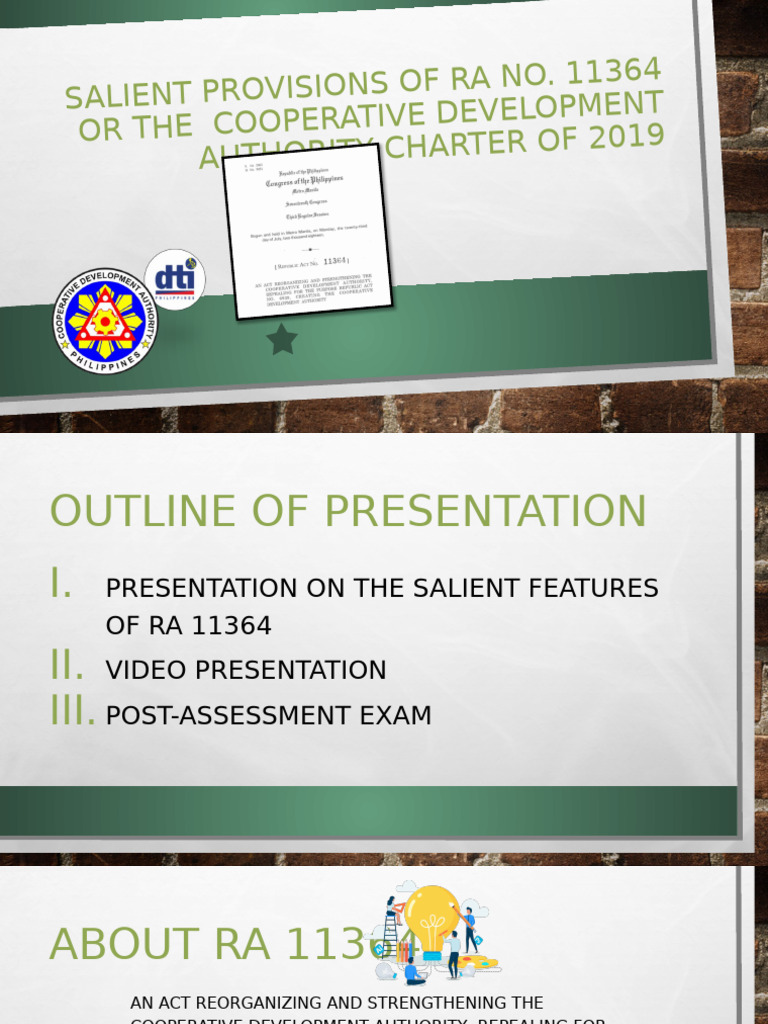 RA 11364: CDA Charter Overview | PDF | U.S. Securities And Exchange ...