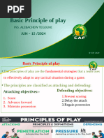 Principles of Play PDF | PDF | Invasion | Defender (Association Football)