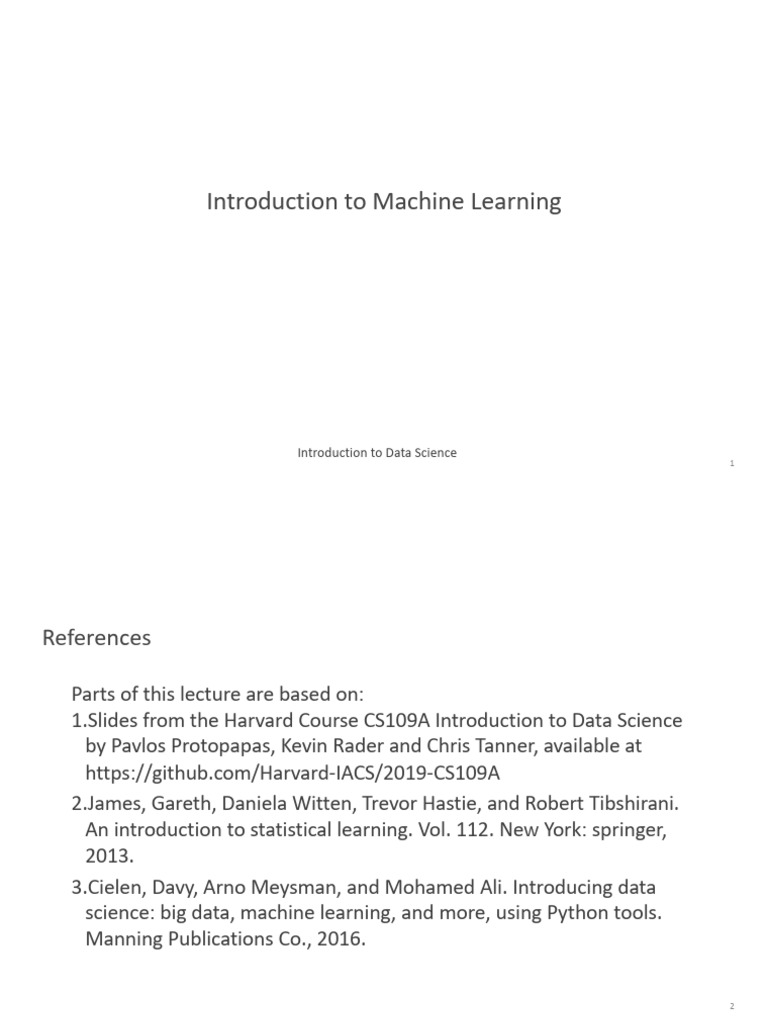 DS-05 Introduction to Machine Learning | PDF | Receiver Operating Characteristic | Dependent And ...