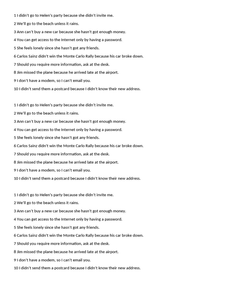 Conditionals Rephrasing Mixed | PDF