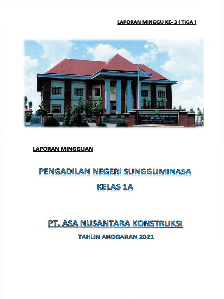 Laporan Harian Konstruksi - m03 | PDF