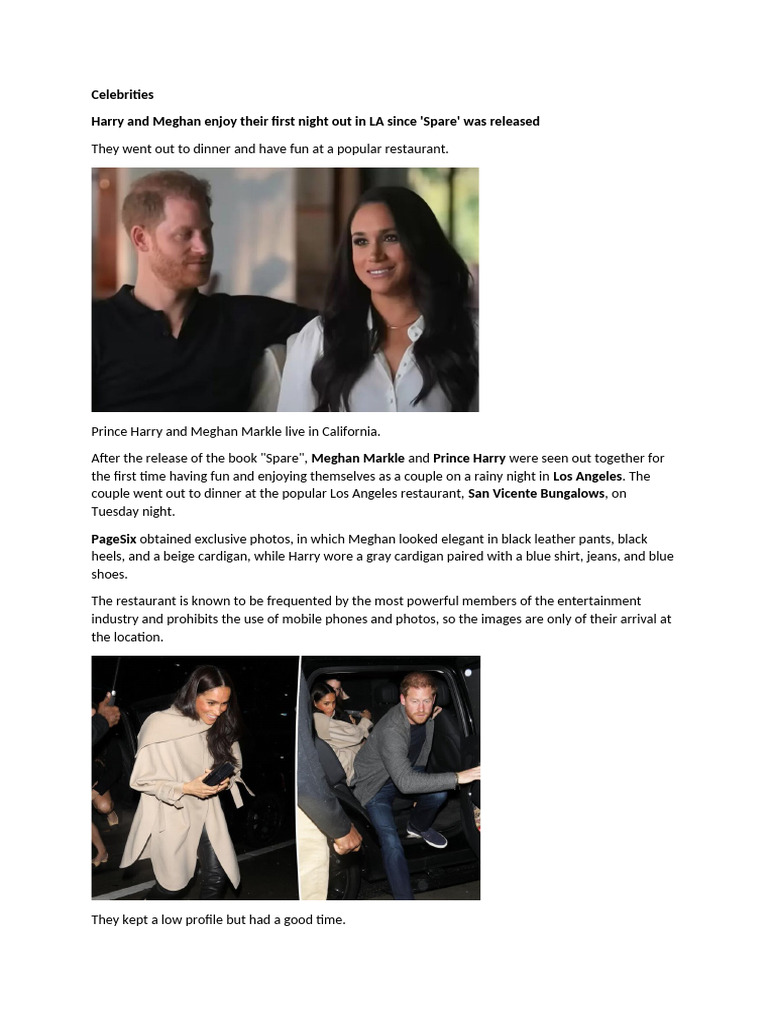 Celebrities | PDF | Classics