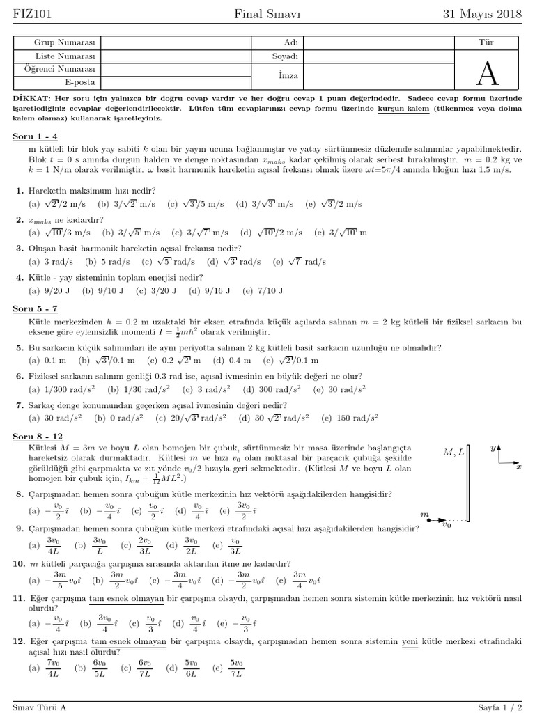 2017-2018B_Fiz101_f | PDF