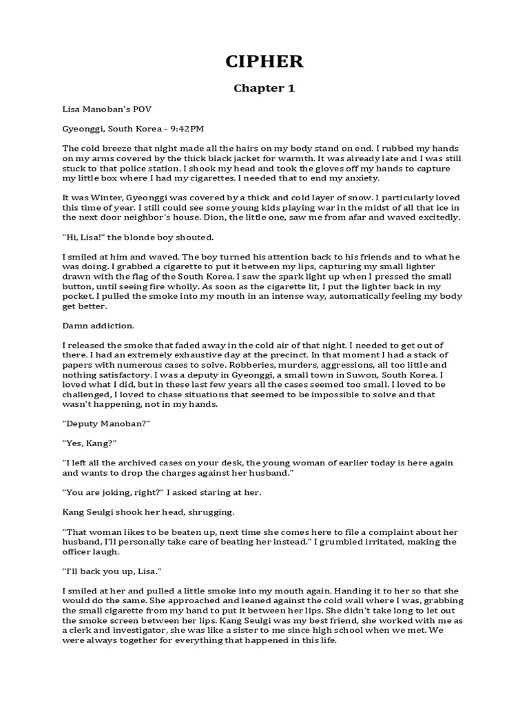 Cipher | PDF | Pool (Cue Sports) | Lip