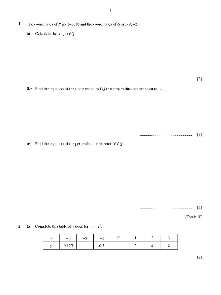 Coordinate set 2_QP | PDF | Geometry | Mathematics