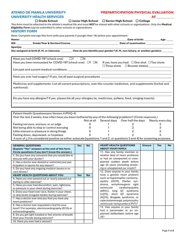 Preparticipation Physical Evaluation (AAP-Ateneo) - 240715 - 154427 ...