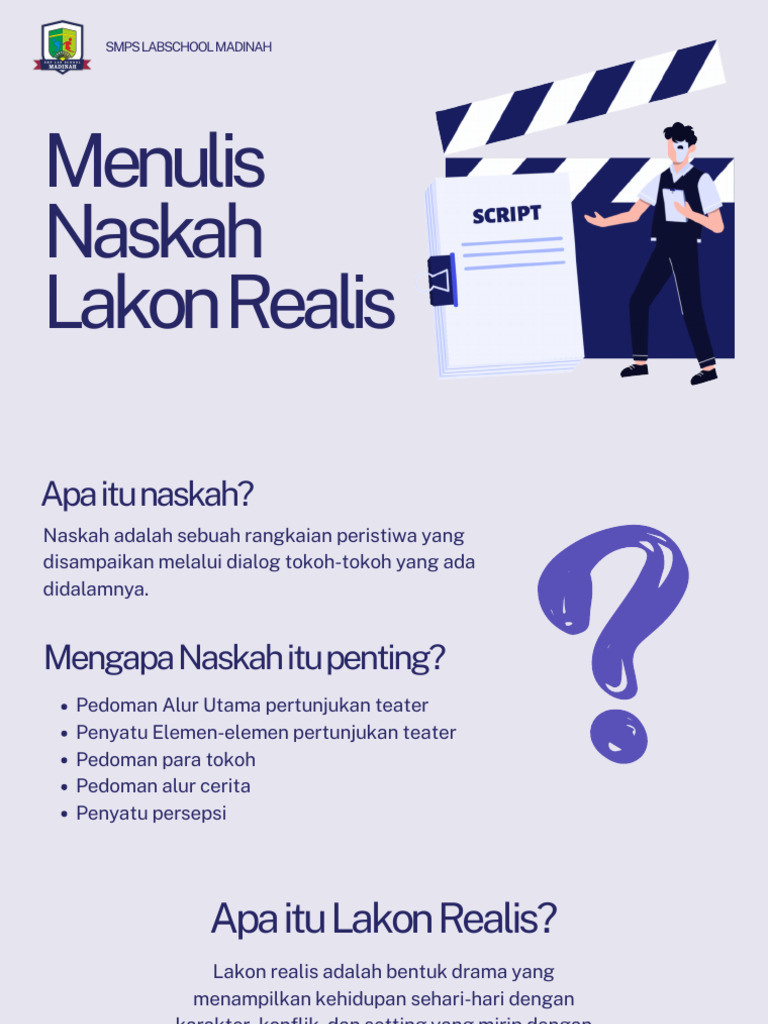 Struktur Naskah Lakon Realis | PDF