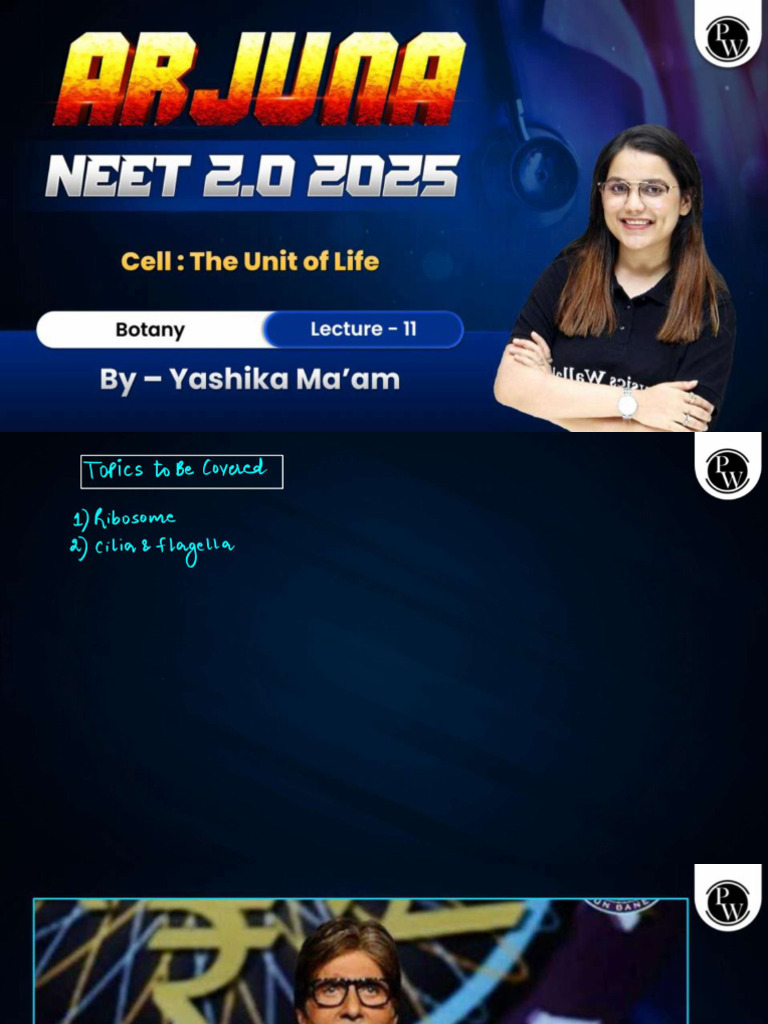 Cell - The Unit of Life 11 - Classnotes - Arjuna NEET 2.0 2025 | PDF