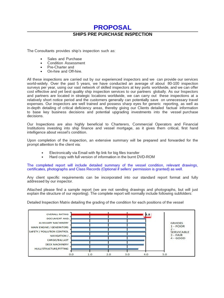 Ship Pre-Purchase Inspection | PDF