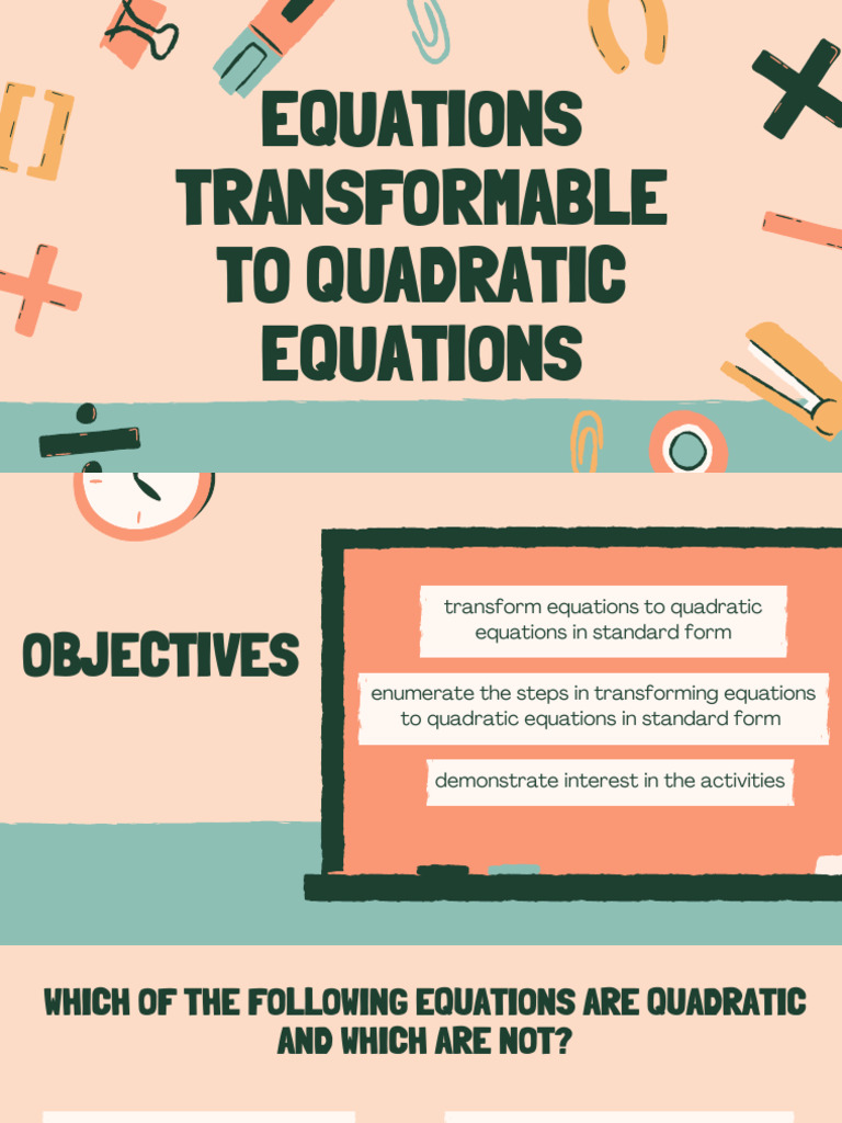 Colourful Bold Multiplication Quiz Presentation | PDF | Equations ...