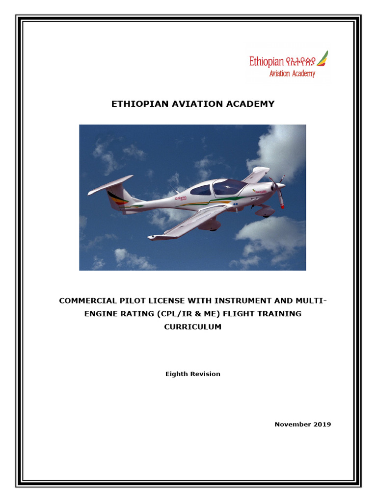 CPL Flight Training Curriculum Nov 2019 | PDF | Instrument Flight Rules ...