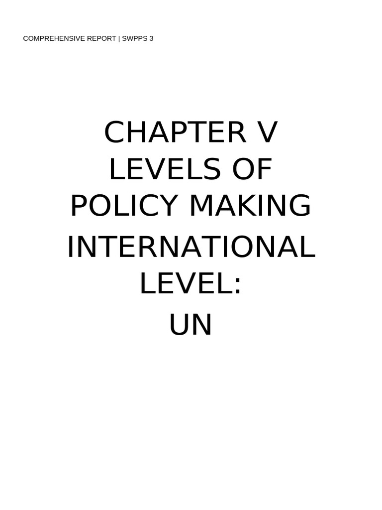 Comprehensive-report-UN | PDF | United Nations Security Council | Treaty