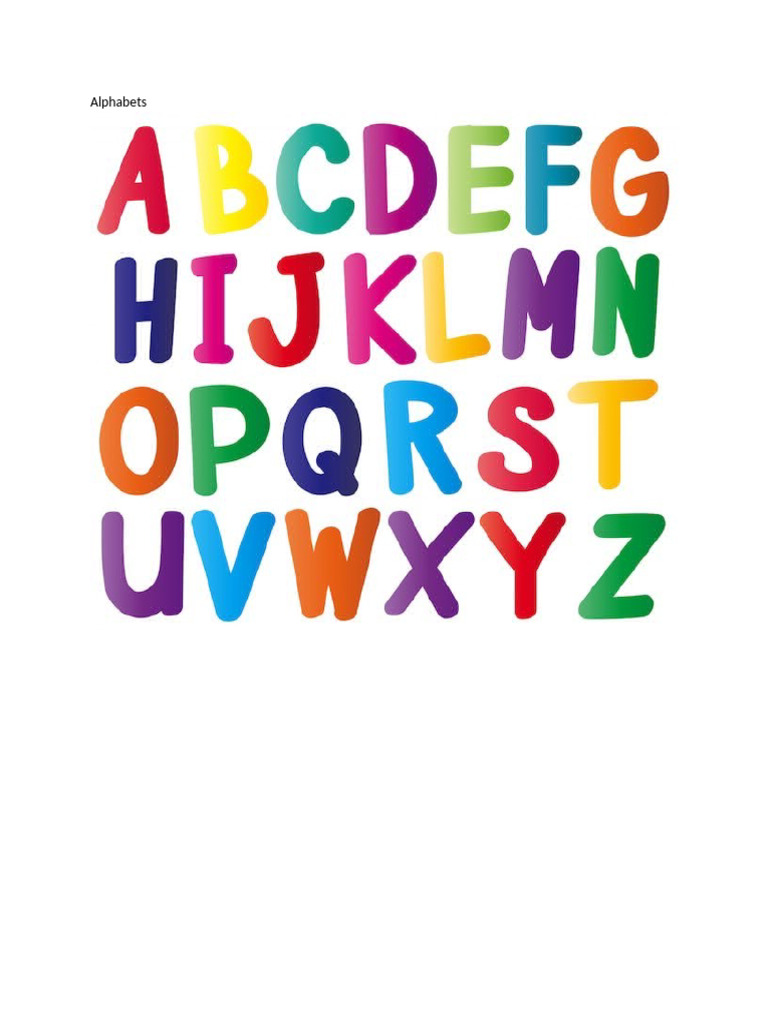 Alphabets | PDF