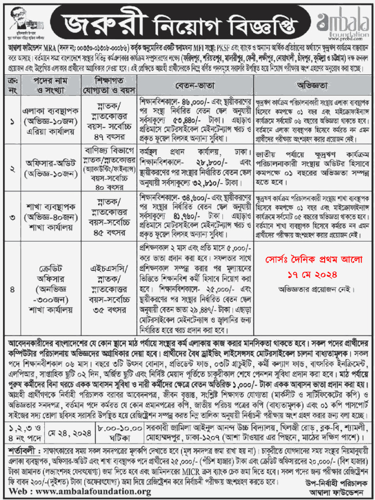 Weekly PVT Job Circular - 17 May 2024-1 | PDF