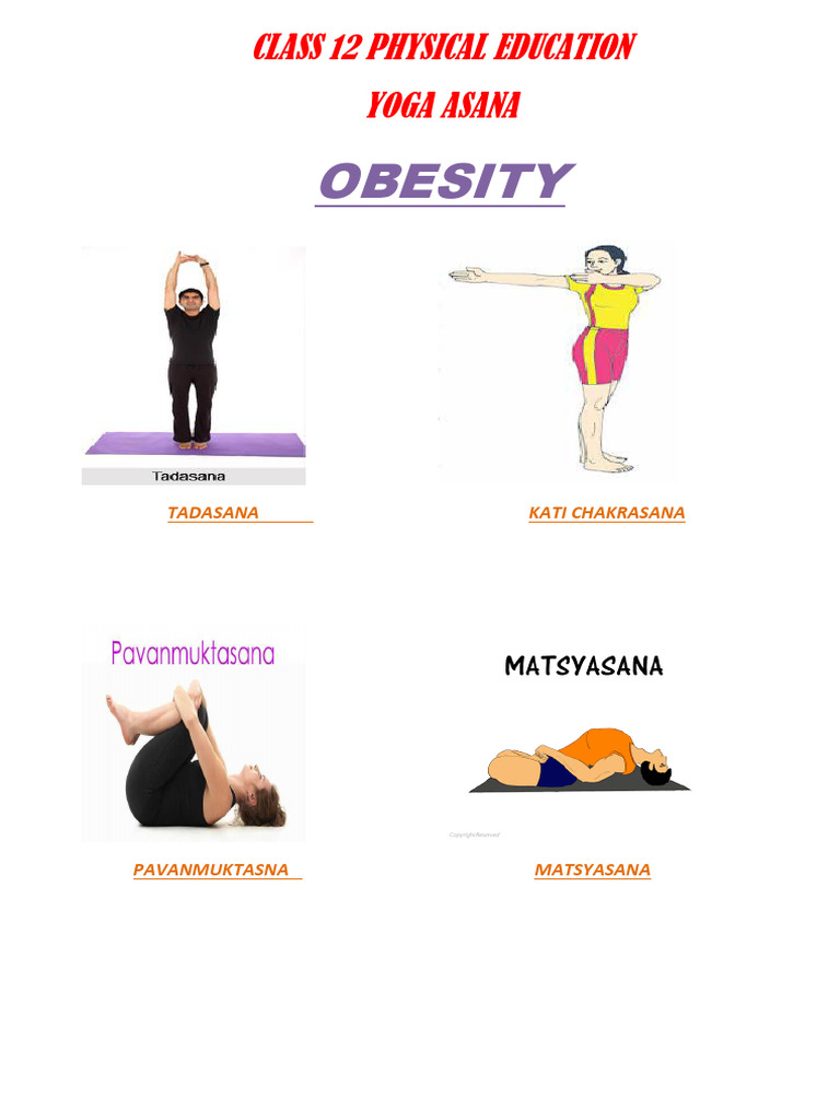 Yoga Asanas for Class 12 Health Issues | PDF | Self-Improvement | Wellness