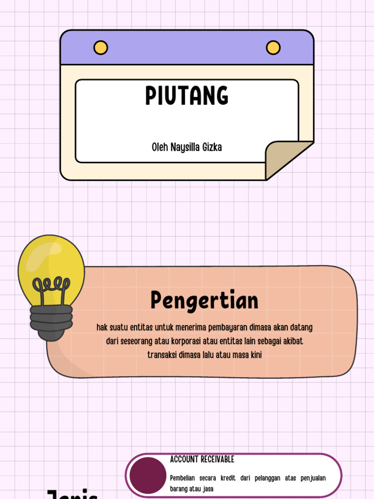 Ungu Illustrasi Lucu Simple Presentasi Tugas Kelompok | PDF
