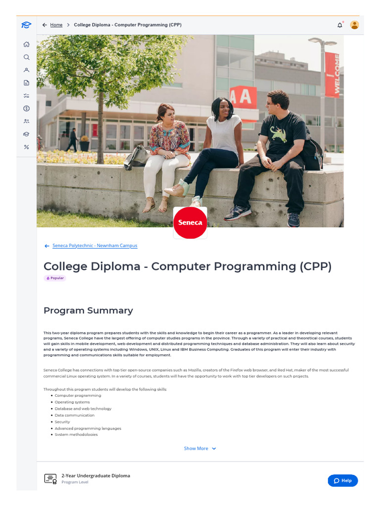 College Diploma - Computer Programming (CPP) | PDF | Cost Of Living | Operating System