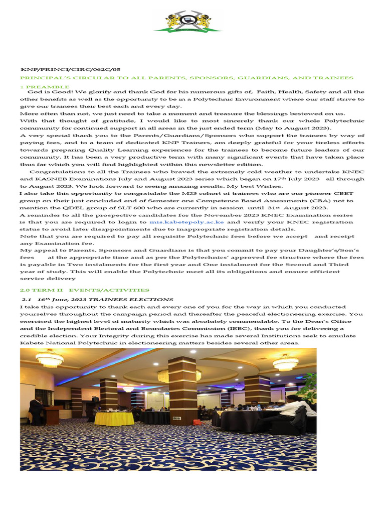 KNP Newsletter May To August | PDF | Banks