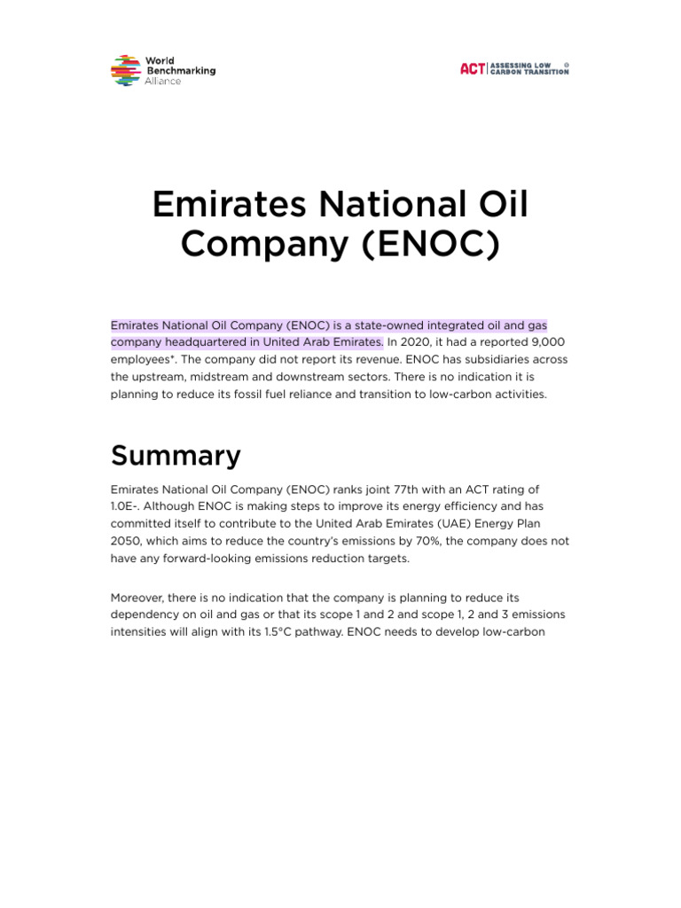 Oil and Gas Benchmark Benchmark | PDF | Low Carbon Economy | Biodiesel