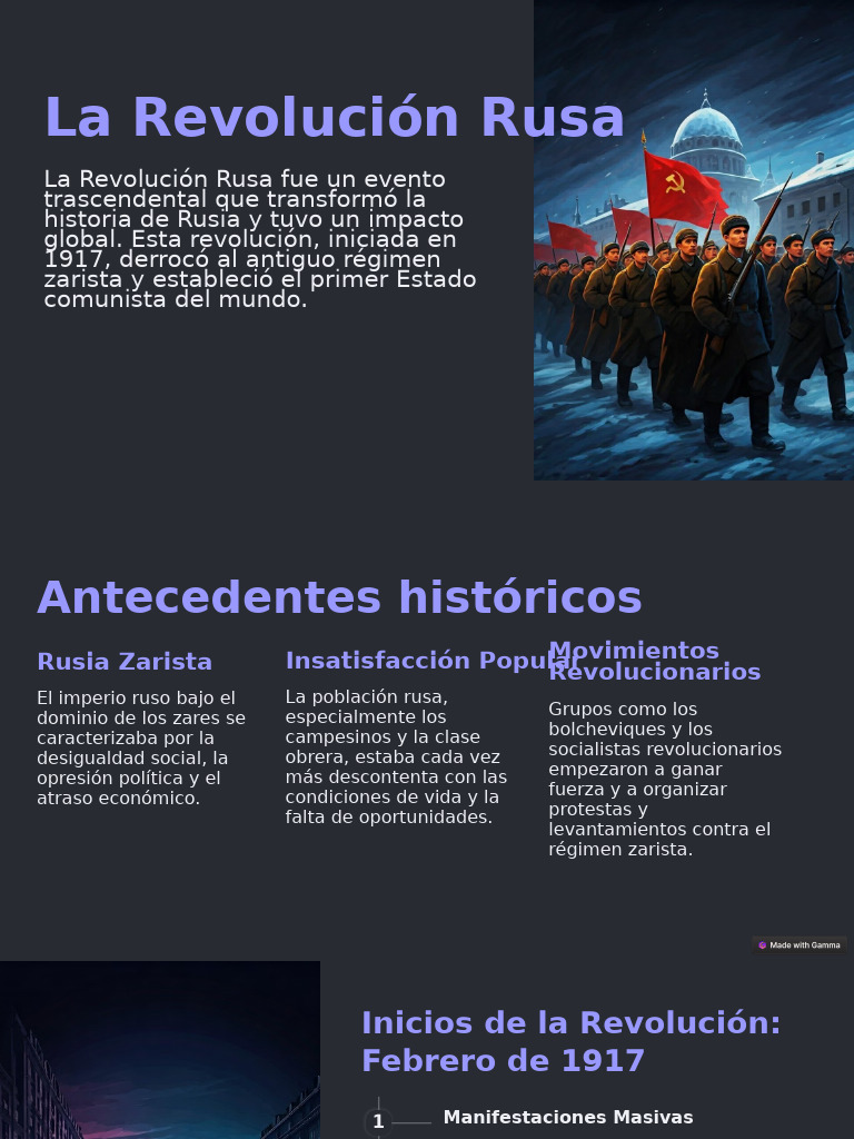 La Revolucion Rusa | PDF | revolución rusa | Unión Soviética