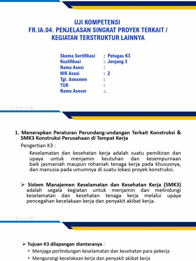 Contoh PPT K3 | PDF