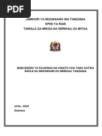 Barua Ya Ruhusa | PDF