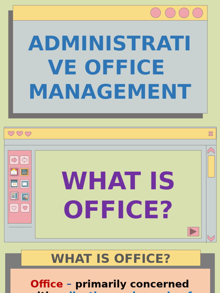 Understanding Administrative Office Management | PDF | Economies | Business