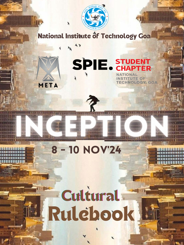 Inception BROCHURE CULTURAL EVENTS-1 | PDF | Cricket | Bowling (Cricket)