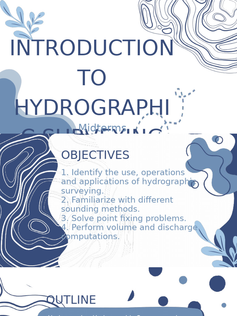 Hydrographic Surveying Overview and Techniques | PDF | Hydrography ...