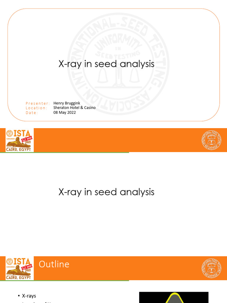 X-ray Seed Analysis for Experts | PDF | X Ray | Optics