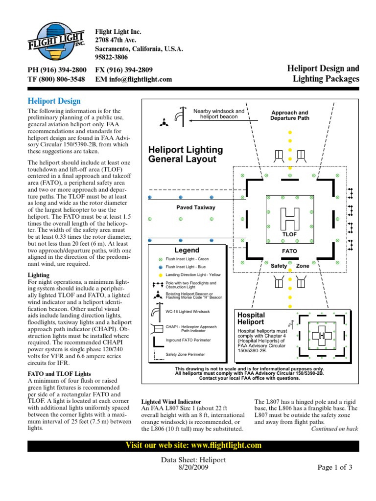 Heliport Design | Aviation | Electricity