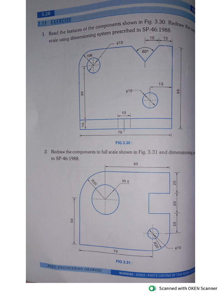 3 Unit - Dimensioning Practice | PDF