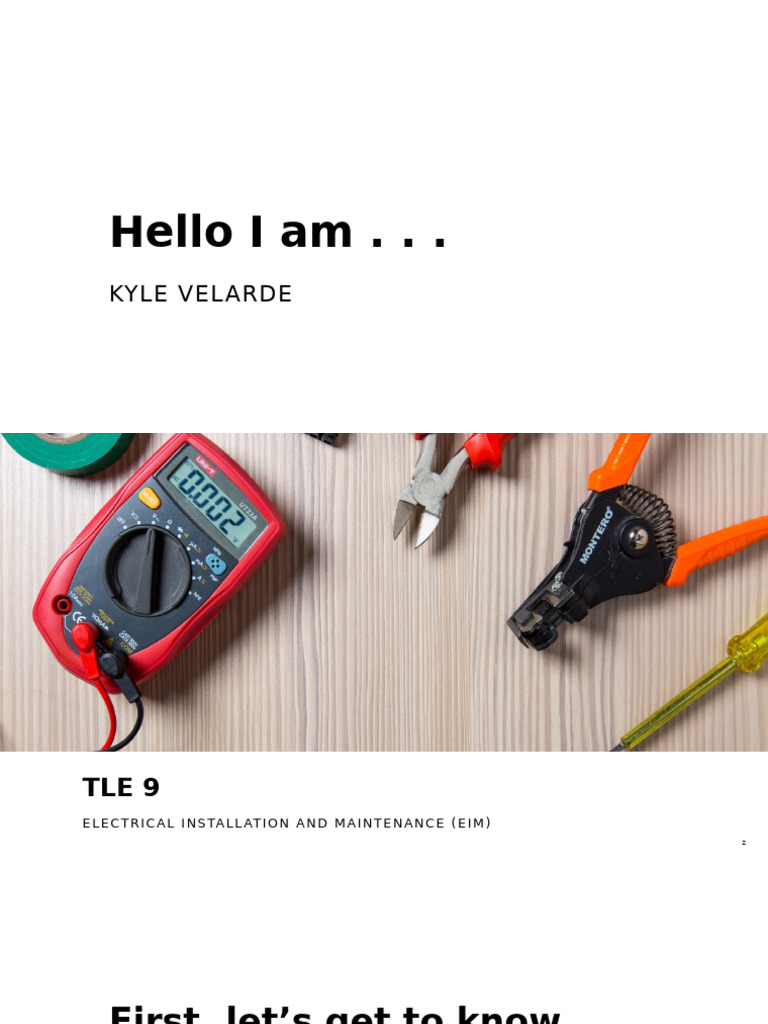 Introduction To TLE | PDF | Teaching Methods & Materials | Self-Improvement