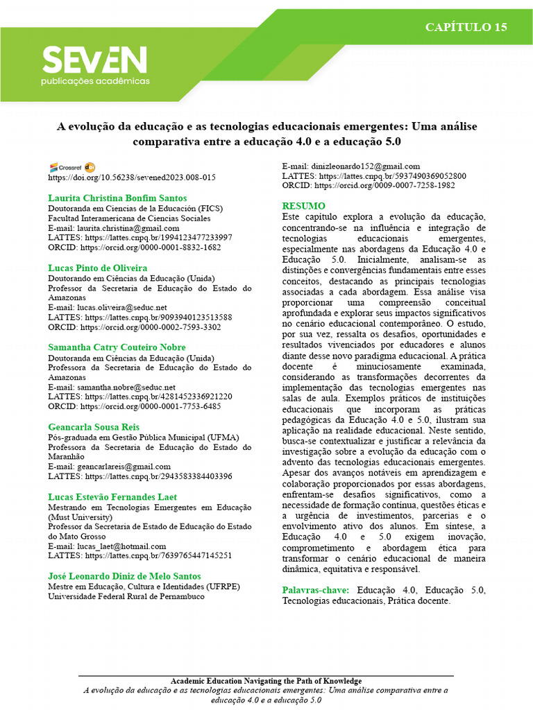 Sevened2023 008-015+ | PDF | Tecnologia educacional | Aprendizado