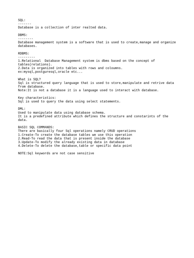 Dbms | PDF | Teaching Methods & Materials | Computers
