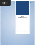 Grade 10 PAT 2025 Guidelines | PDF | Citation | Microsoft Excel