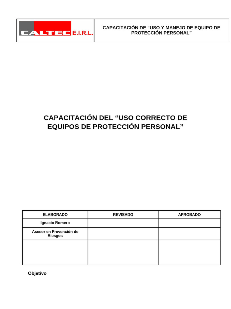 Capacitación Epp - Gestrans | PDF | Soldadura | Construcción