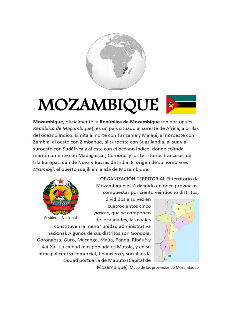 MOZAMBIQUE | PDF | Mozambique