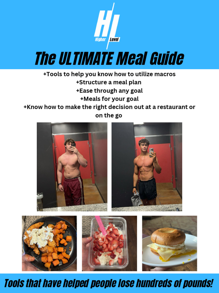 Higher Level ULTIMATE Meal Guide | PDF | Eating | Foods