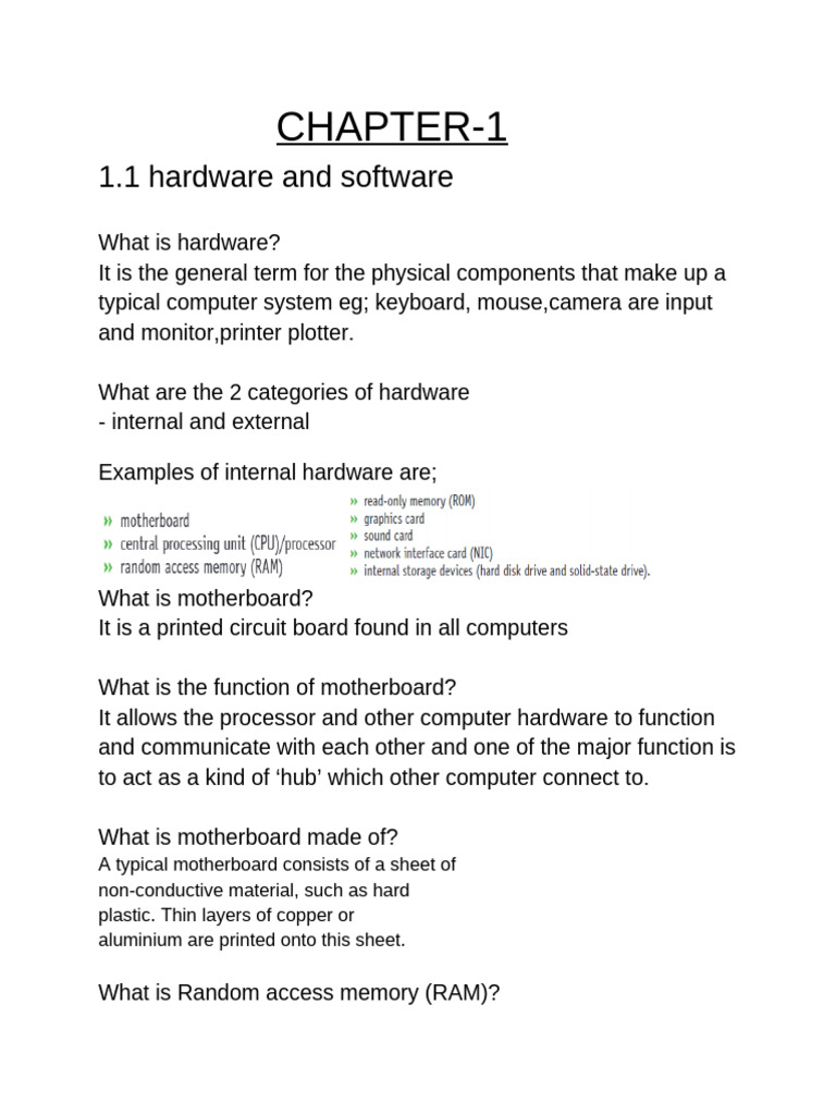 Chapter 1 | PDF | Graphical User Interfaces | Computer Hardware