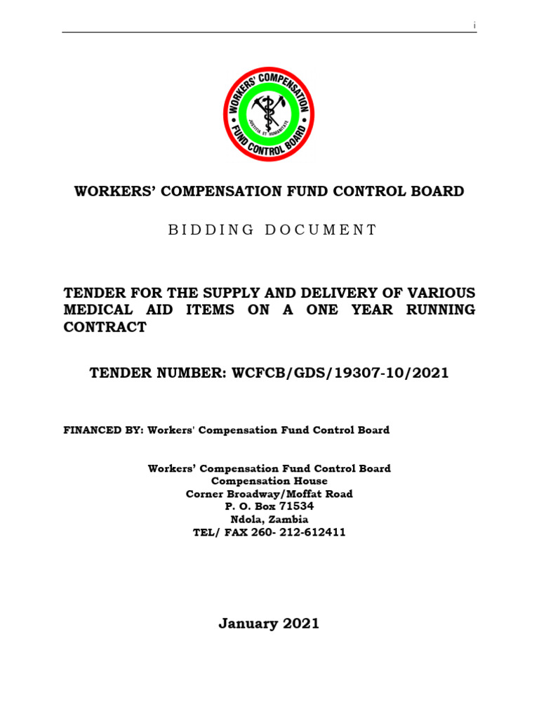 SBD For Goods and Services 2021 Medical Aid Items Framework | PDF ...