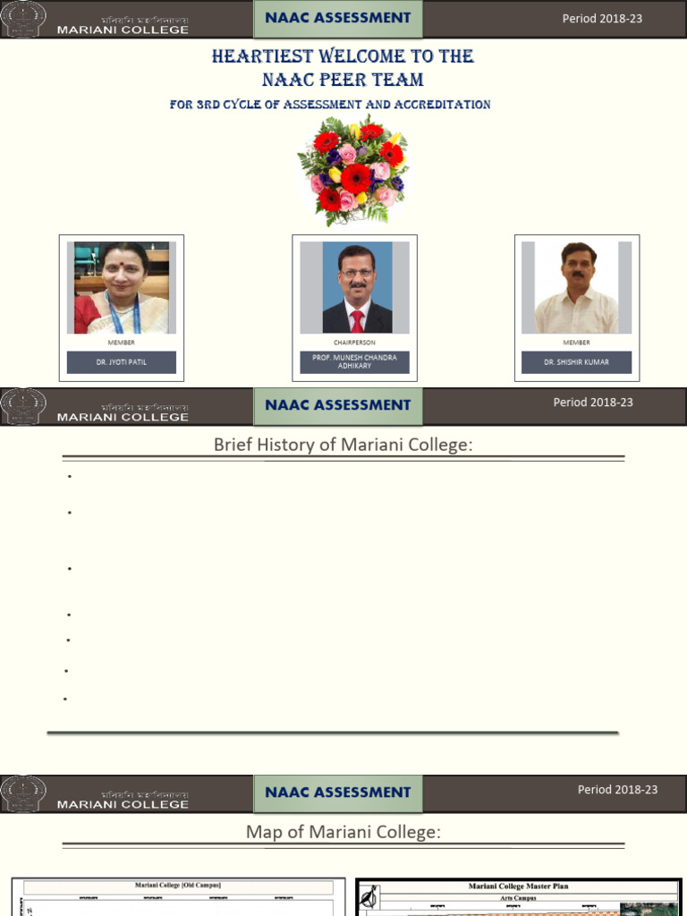 NAAC Assessment Report for Mariani College | PDF | Empowerment | Libraries