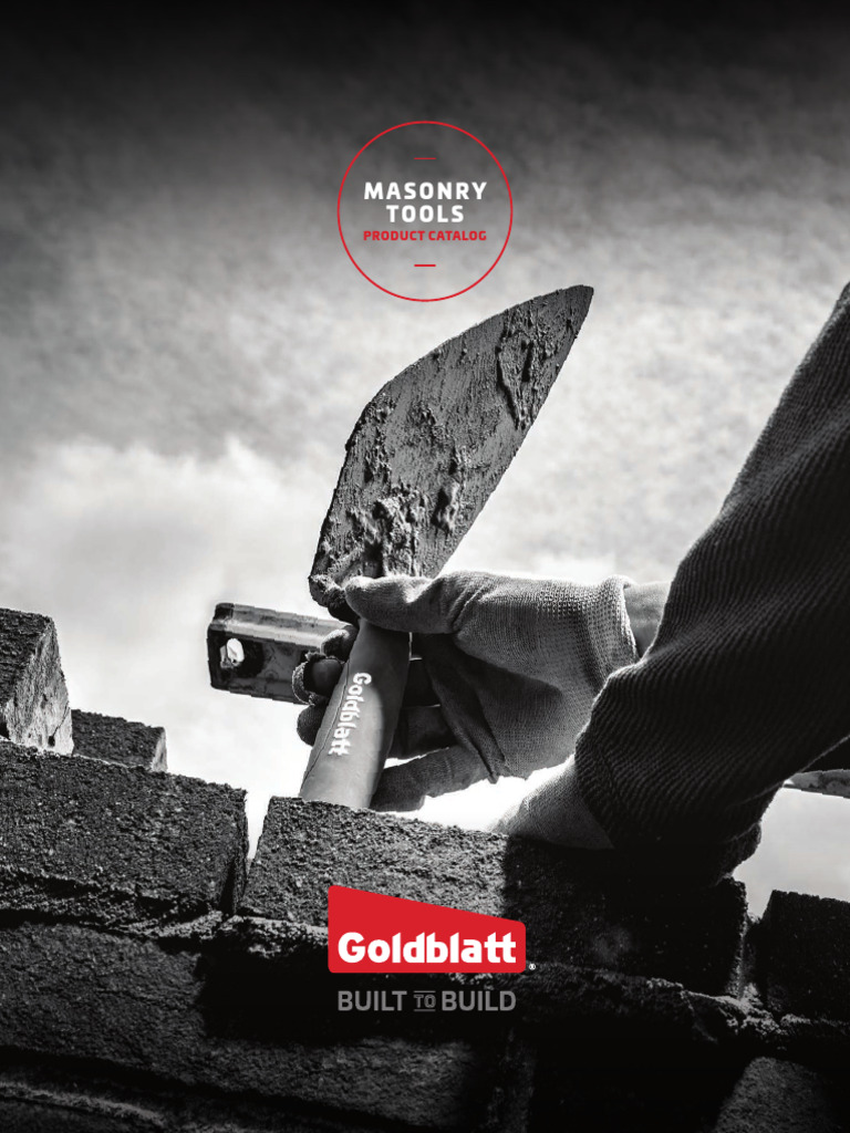 Goldblatt Catalog MasonryTools Web-1 | PDF | Blade | Masonry