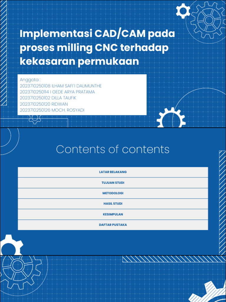 Implementasi CADCAM Pada Proses Milling CNC Terhadap Kekasaran Permukaan | PDF | Seni