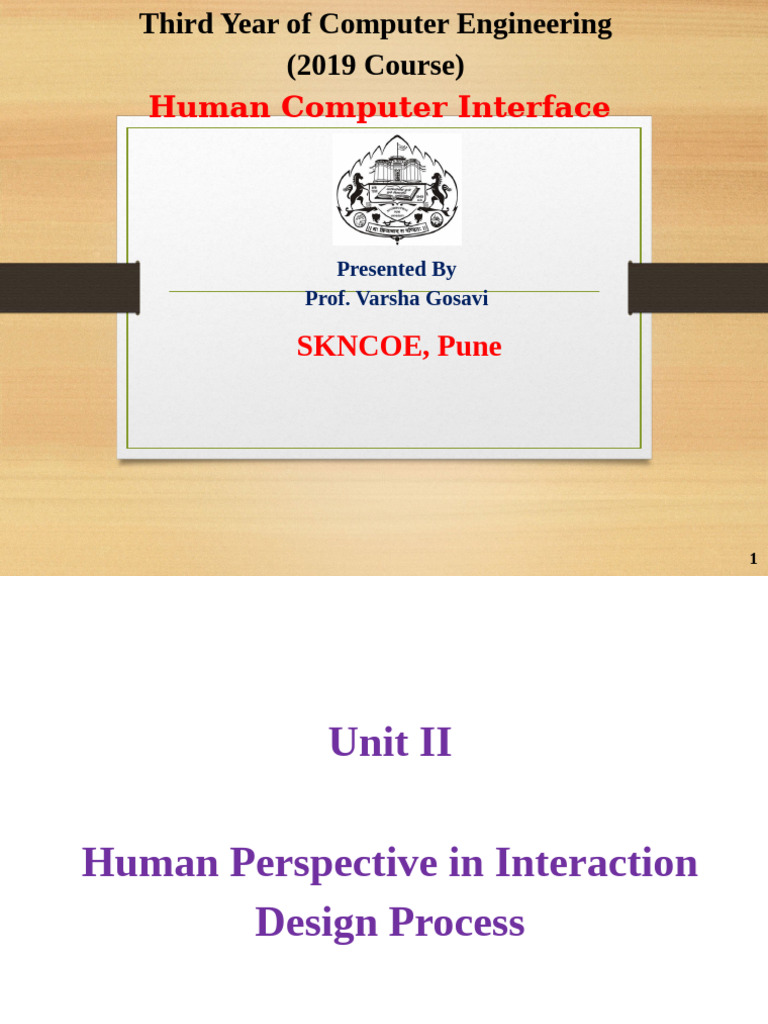 HCI Unit Two | PDF | Human–Computer Interaction | Perception HCI Unit Two | PDF | Human–Computer Interaction | Perception