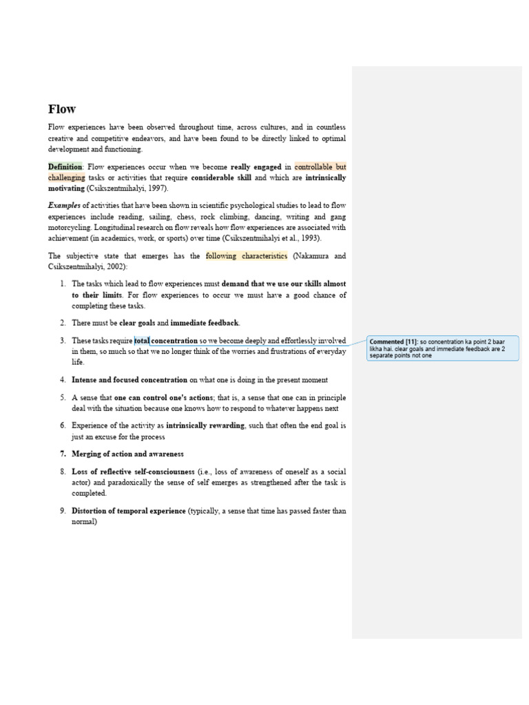 Unit 3 | PDF | Flow (Psychology) | Cognitive Science